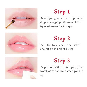 2Pcs Bee Lip Balm Honey Pot, Honey & Strawberry Lip Balm Moisturizing Lip Sleep Mask with Stick Hydrating & Prevention Dry and Cracked Lip Scrubs Exfoliator, Reduces Lip Lines