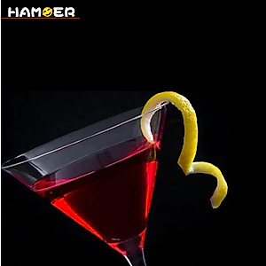 HAMOER Channel Knife Zester - Fruit and Vegetable Tool for Decorating Cocktails, Desserts, and Salads Stainless Steel Tip Wooden Handle