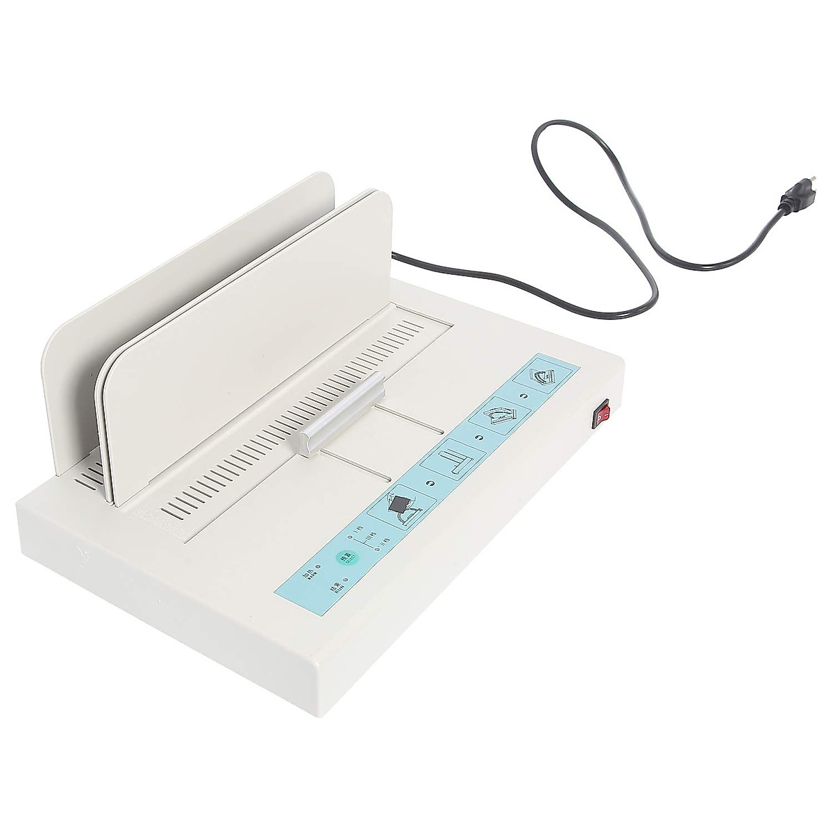 Yaegoo 110V Thermal Binding Machine 1-50MM Binding Thickness Universal Thermal Binding Machine Infrared Light Detecting Hot Melt Machine Contract Document Invoice Folder