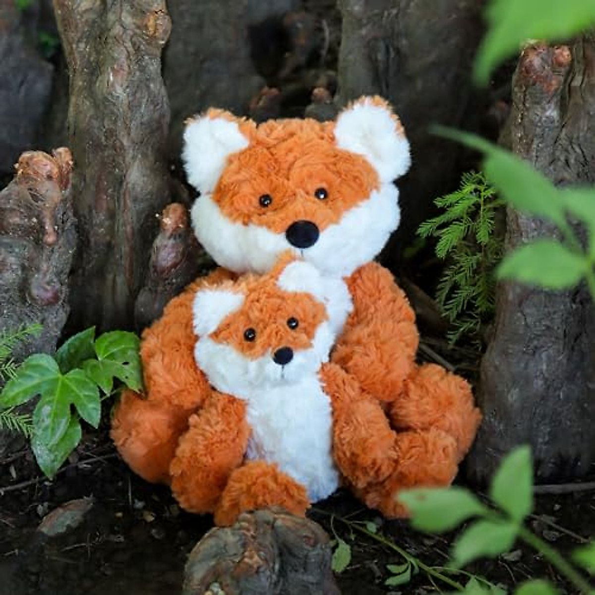 Apricot Lamb Toys Plush Yellow Fox Stuffed Animal Soft Cuddly Perfect for Child (Orange Fox,8 Inches)