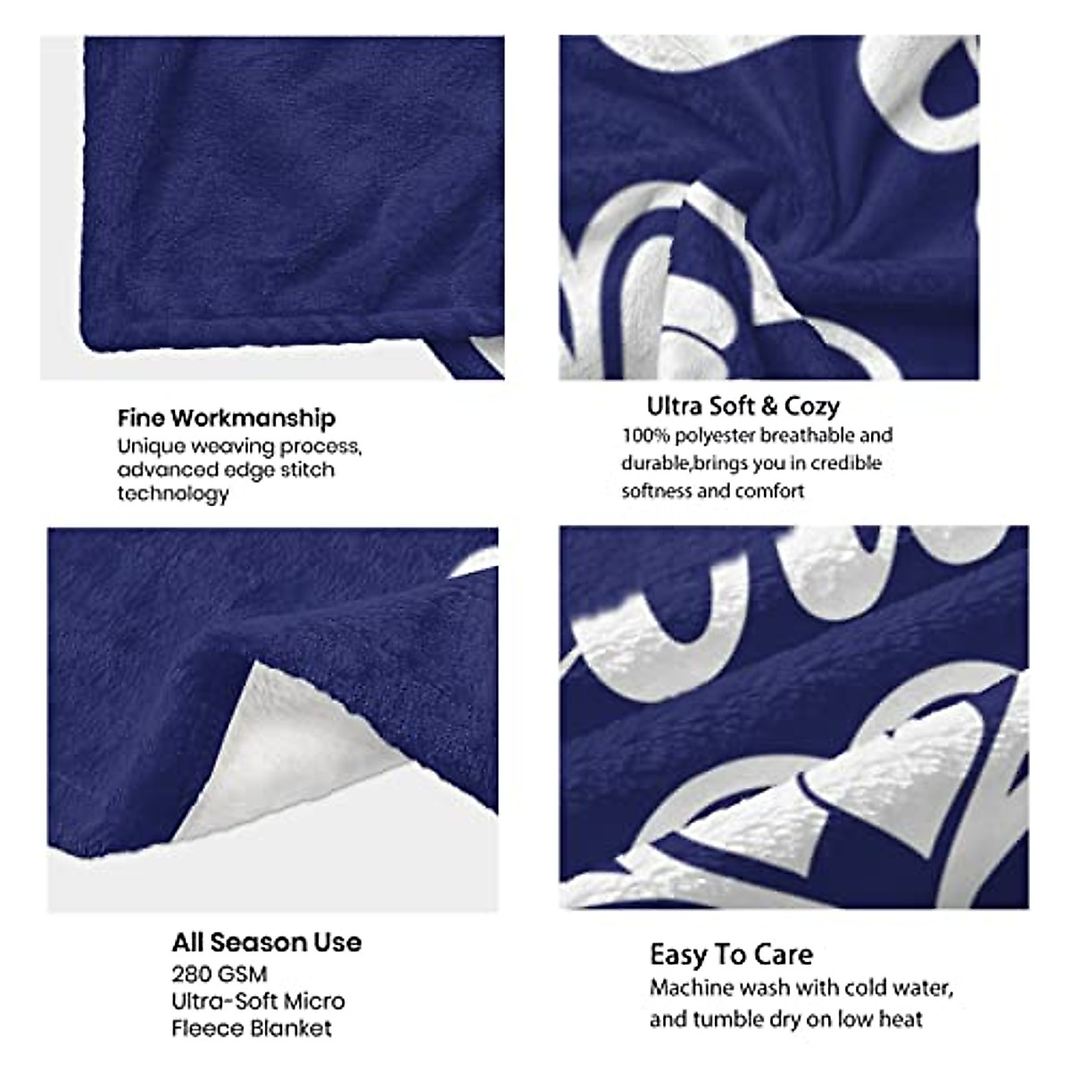 Abaysto to My Mom Blanket, from Son, Daughter, Soft & Cozy Flannel Throw Blanket for Mom, Best Presents for Mom Birthday, 50" x 60"