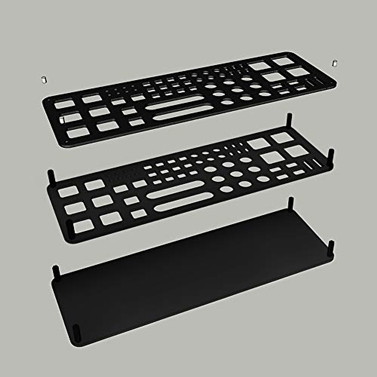 OLYCRAFT Gundam Mold Making Tools Storage Box Tool Organizer Box, 63 Holes Shelf Craft Tools Rack Stand for Tools Storage
