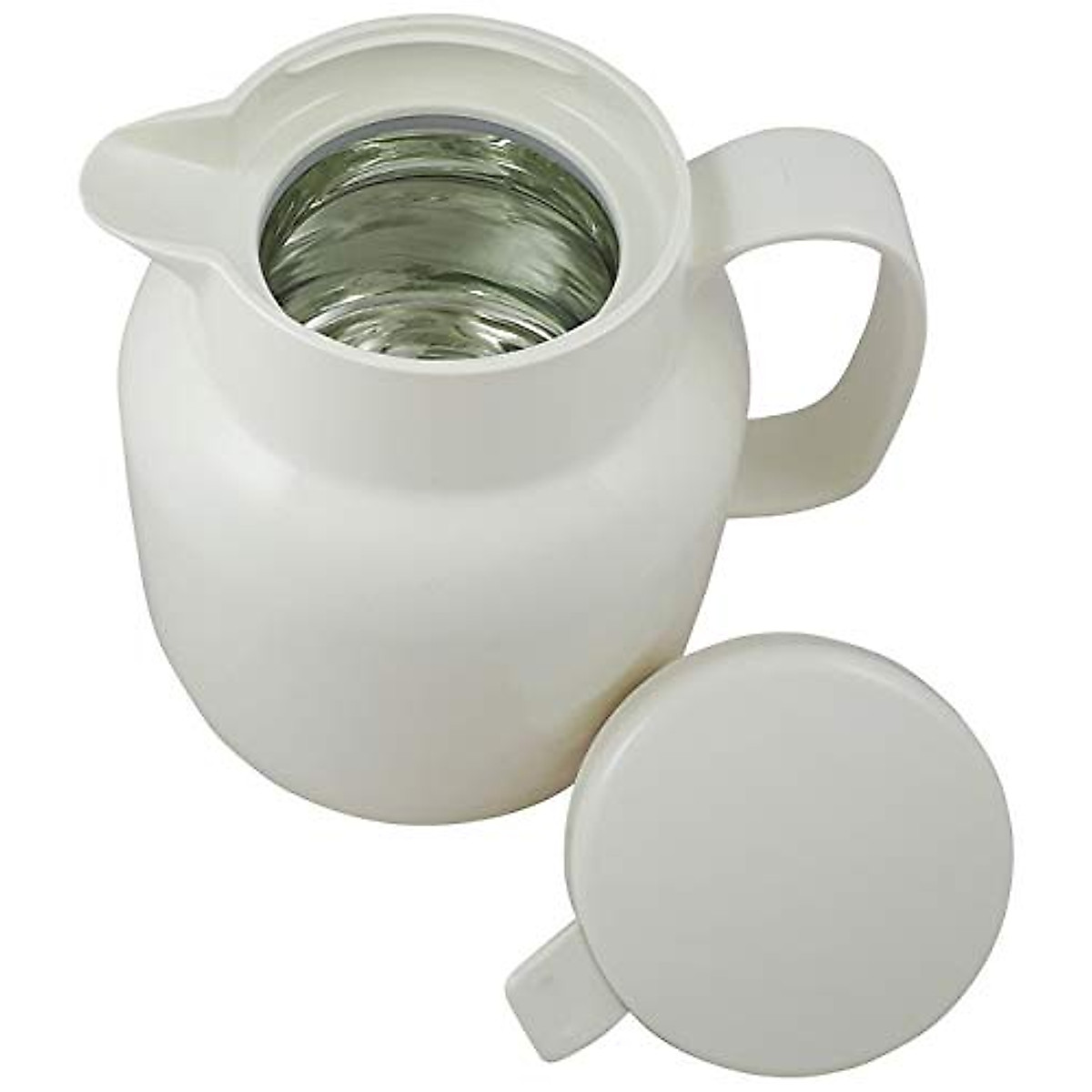 Helios Mondo Push Vacuum Jug White 1 Litre