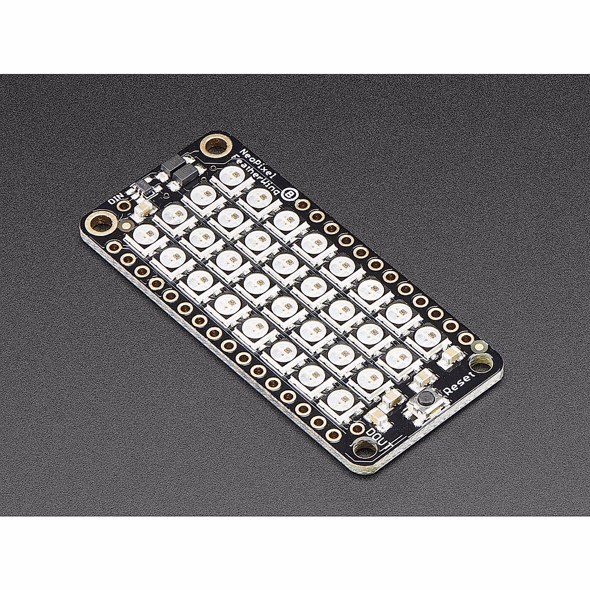 Adafruit Industries NeoPixel FeatherWing - 4x8 RGB LED Add-on for All Feather Boards