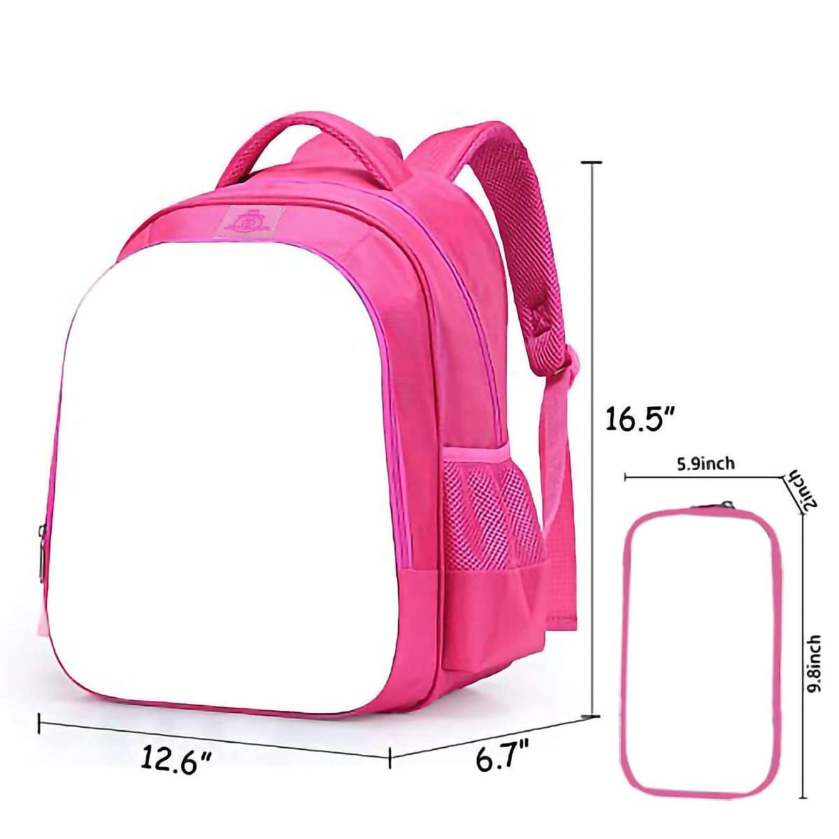 Isabella Backpack with Mirabel BackpackAbuela Alma Waterproof Breathable Polyester Pink Backpack for Girl (Style-3, S)
