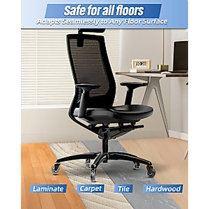 Sytopia 28" Heavy Duty Office Chair Base Replacement with Wheels (Set of 5), Metal Desk Chair Base