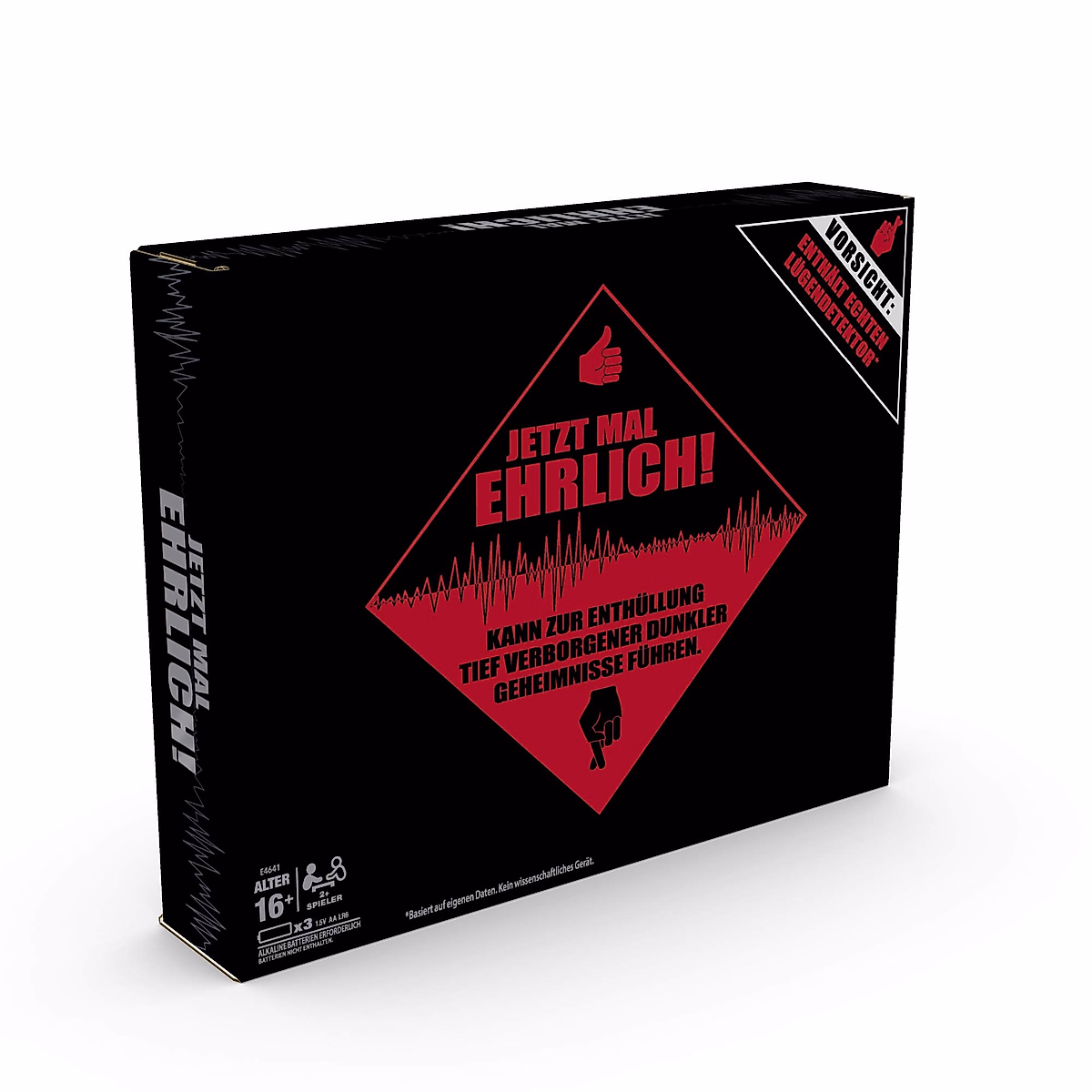 Hasbro E4641100 Honestly, Party Game with Lie Detector, for 2 and More Players, from 16 Years, Multicoloured, Standard Size