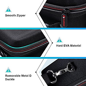 XANAD Black Case for Sony Alpha ZV-E10/ZV-E10L/ ZV-1/ZV-1F Camera Vlogger Accessory Kit Tripod (GP-VPT2 BT) and Microphone - with Shoulder Strap