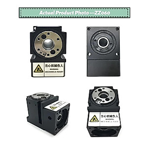 KACOME High Load Rounders Hollow Rotary Table Reducers Motorized Rotary Table Indexing Plate Replacements DD Motorized Cam Dividers(60 Table-20kg Load,14mm Input)