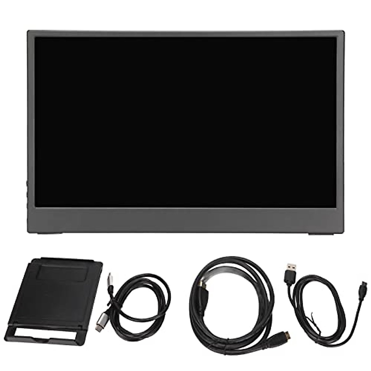 GOWENIC Portable Monitor, IPS Ultra Thin FHD Gaming Monitor, 13.3in 15.6in HDR USB HDMI Computer Display, External Monitor for Laptop Phone Tablet, Freesync Technology (15.6 inch)