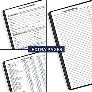 AT-A-GLANCE 2022-2023 Planner, Weekly Academic Appointment Book, 8-1/4" x 11", Large, Black (7095705)