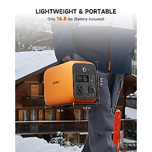 Runhood Solar Generator Rallye 600 Plus, 1296Wh Power Station With Solar Panel & 4 Hot Swappable Batteries, 110V/600W AC Outlet for Outdoors Camping, Home Use, Emergency, CPAP