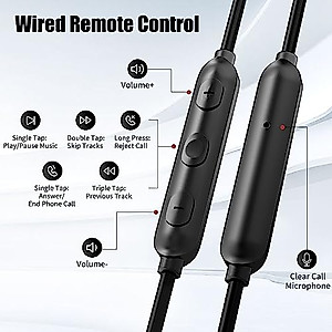 USB C Earbuds for Google Pixel 8 7 Pro 7A 6A 6 iPhone 15 Pro Max, Noise Cancelling Wired Headphones Type C Earphones Microphone Music for Samsung Galaxy Z Flip 5 Fold 4 S23 FE Ultra S22 Plus S21 Black