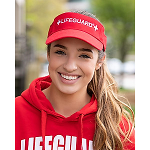 LIFEGUARD Official Adjustable Visor (Red)