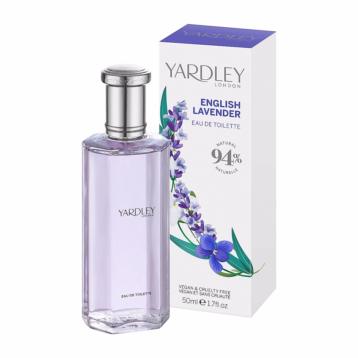 Yardley Of London English Lavender Eau de Toilette Spray for Women, 1.7 Ounce