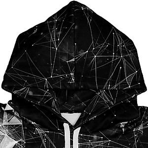 sanatty Unisex Hoodies 3D Print Galaxy Pullover Hooded Sweatshirt Hoodies with Big Pockets for Teen Men, Teen Boy, Women
