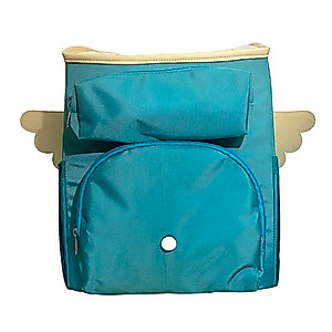 paerma Boys Backpack For School, 14 Inch, Plush With 3D Wings & Cartoon Prints, Adjustable Straps & Padded Back, Lightweight Bag for Kids, School or Travel