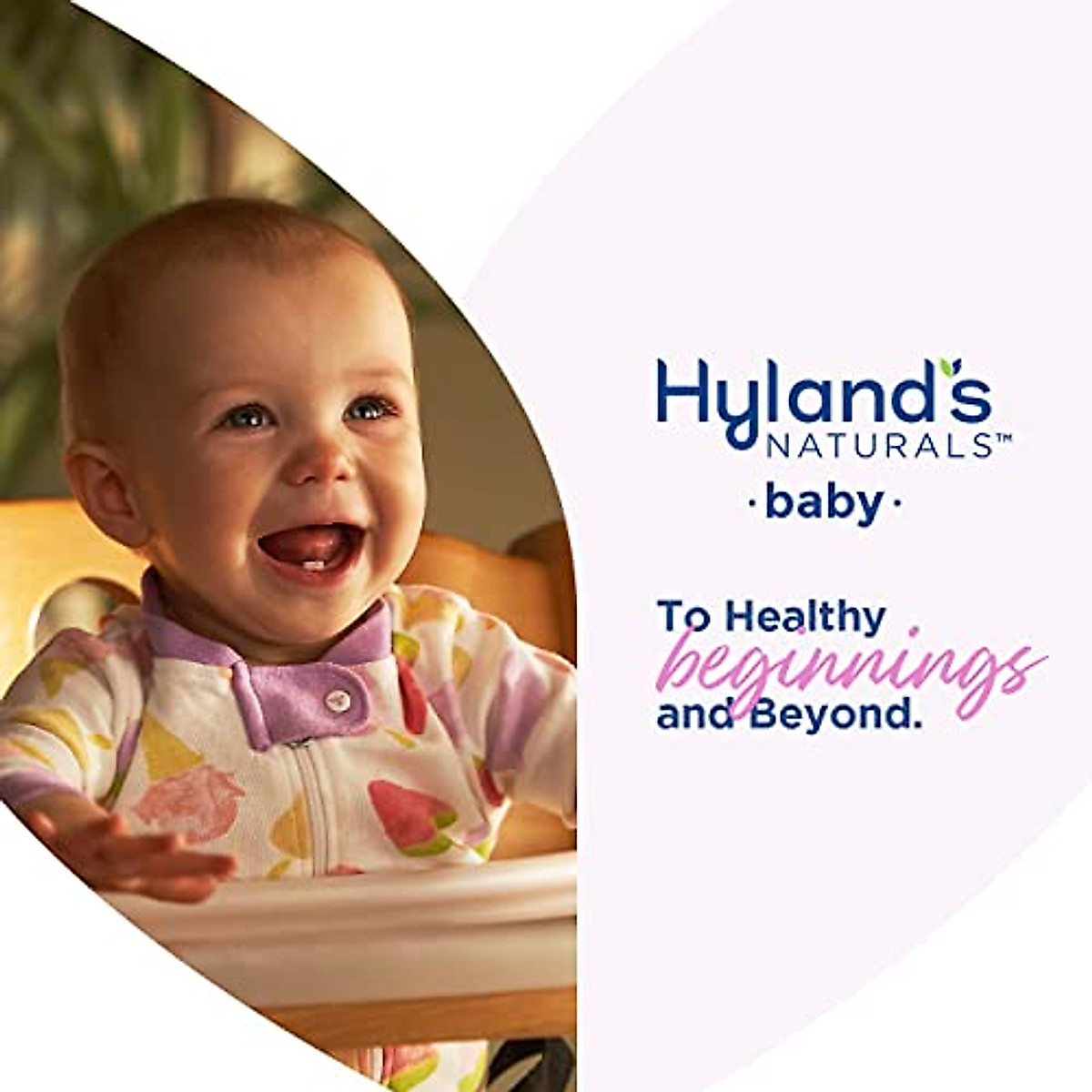Hyland's Naturals Baby Oral Pain Relief Tablets with Chamomilla, Soothing Natural Relief of Oral Discomfort, Irritability, and Swelling, 125 Count