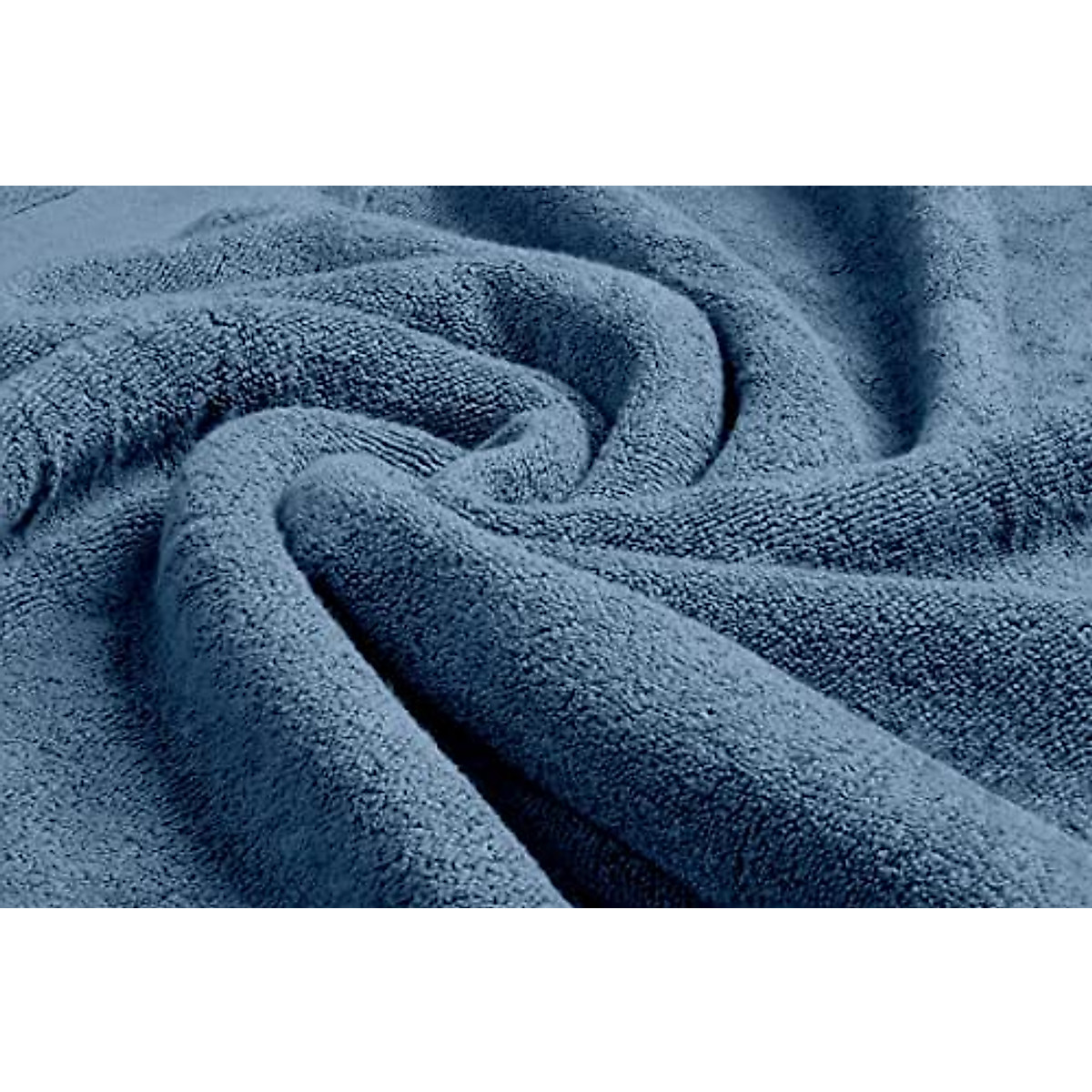 White Classic Resort Collection Soft Bath Sheet Towels | 35x70 Oversize Large Luxury Hotel Plush & Absorbent Cotton Bath Sheet [2 Pack, Blue]