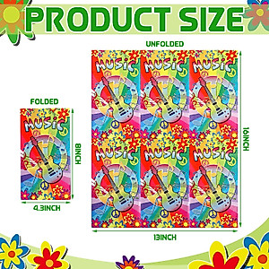 Bencailor 200 Sheets 60s Groovy Party Napkins Hippie Disposable Paper Napkins 60s Hippie Themed Party Decorations Peace Love Tie Dye Disposable Paper Napkins Party Supplies Favor