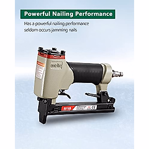meite 8016B Upholstery Stapler-21 Gauge 1/2-Inch Crown 1/4-Inch to 5/8-Inch Pneumatic Fine Wire Stapler