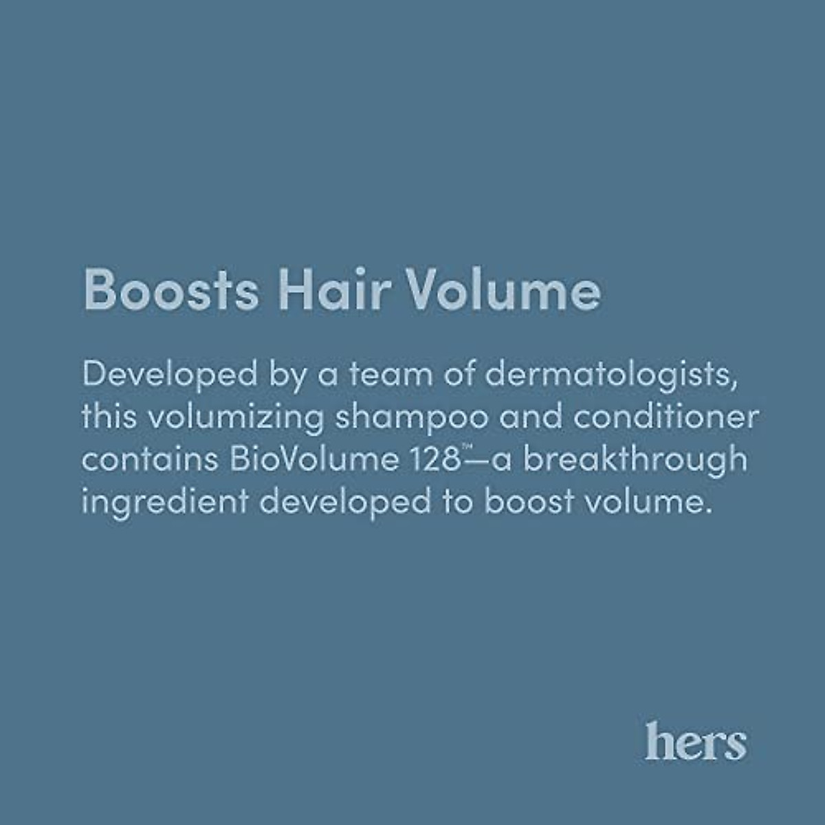 Hers Full Volume Shampoo and Conditioner - Volumizing Shampoo and Conditioner for Women - Soft Cedar & Citron - Adds Volume, Shine & Bounce - 2 x 6.4 fl oz Bottles