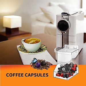 Acrylic Storage Container-Laundry Pods, Coffee Capsules Holder, Dishwasher Pod, Candy Dispenser, and Wall-Mountable Organizer for Snacks, Toys, and More - 23.3cm Height, 20cm Width, 13cm Depth