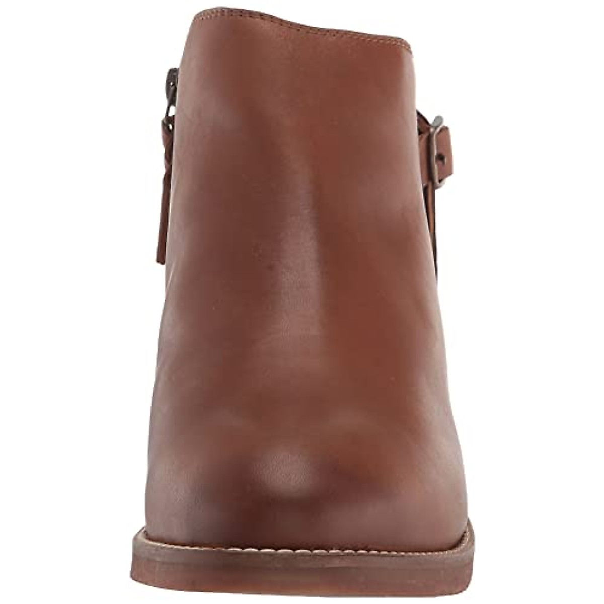 SoftWalk Women's Ankle Boots and Booties, Cognac, 8