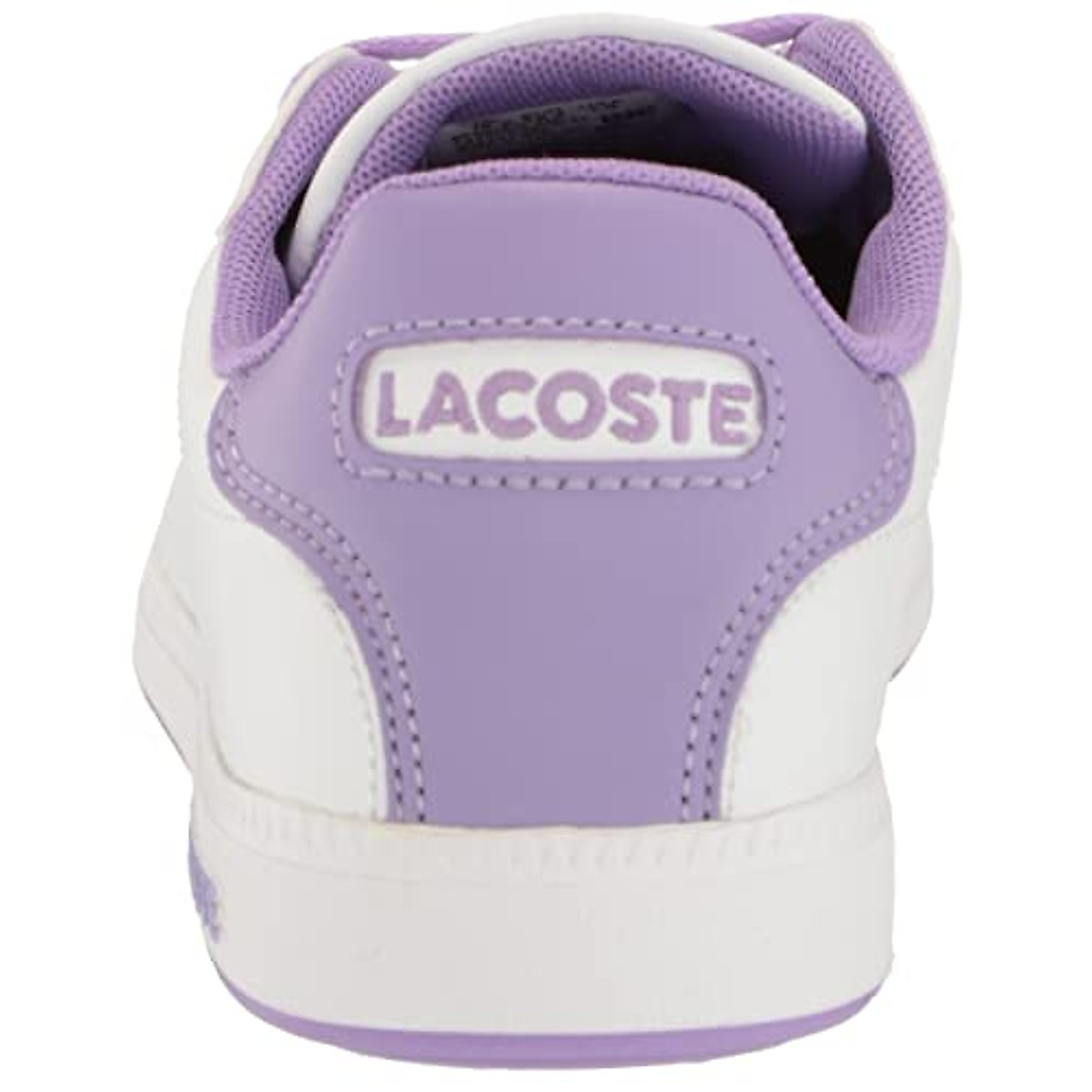 Lacoste Infant's Graduate Sneaker, White/Purple, 44SUI0005-Z54, 5.5