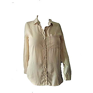 Old Navy Long Sleeve Shirt Tencil Beige