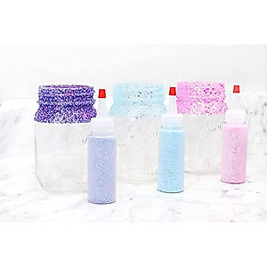 Cornucopia 2oz HDPE Plastic Squeeze Bottles w/Yorker Tips (6-Pack), Empty Refillable Bottles for Arts, Crafts & Kitchen