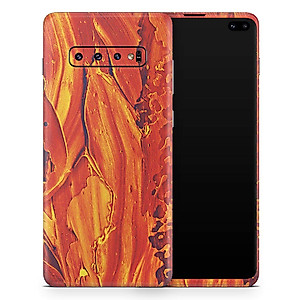 DesignSkinz Liquid Abstract Paint Remix V75 Protective Vinyl Decal Wrap Skin Cover Compatible with The Samsung Galaxy S20 (Screen Trim & Back Glass Skin)
