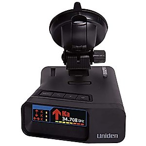 Uniden R7 EXTREME LONG RANGE Laser/Radar Detector, Built-in GPS w/ Real-Time Alerts, Dual-Antennas Front & Rear w/Directional Arrows, Voice Alerts, Red Light Camera and Speed Camera Alerts