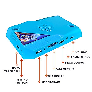 TAPDRA Original 3A Pandora Box THE KING OF AIR 2 Jamma Arcade Vertical and Upright Screen 516 IN 1 Game PCB Board VGA Output