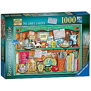 Ravensburger The Cook's Cabinet 1000 Piece Jigsaw Puzzles for Adults & Kids Age 12 Years Up