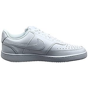 Nike Men's Court Vision Low Sneaker, White/Whiteblack, 10 Regular US