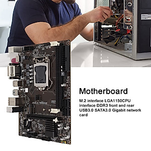 PC Motherboard, CPU LGA 1150 Socket, B85 Computer Motherboards, DDR3 1600/1333/1066MHz Memory, 100M Network Card, Gaming Mainrboard for Desktop Computers