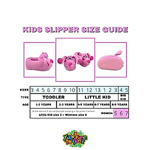 Blue's Clues & You Magenta Slip On Plush 3D Toddler Slippers (9-10 M US Toddler, Magenta)