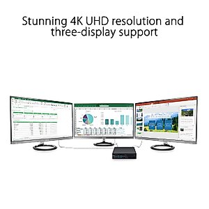 ASUS PB62 Mini PC System with Intel Core i5-11400, DDR4 8GB RAM, M.2 PCIE 256G SSD, WiFi 6, Bluetooth, Hardware TPM, Windows 10 Pro with VESA Mount, EPEAT Gold (PB62-SYS582PXTH)