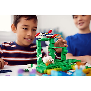 Max Build More Construction Themed 100 Pc Brick Set (3 Pack) by ZURU Over 300+ Toy Building Blocks, 3 Models to Build, Dragon Attack, Green Castle, and Space Car (Compatible with Major Brands)