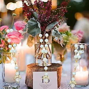 Awtilife 30 Pc San Joaquin Creations Ivory Color and 30 Organza Gift Bags Baptism Favors with Angels Mini Rosaries Gold Plated for Christening Favors Baby Shower