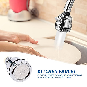 Multi Mode Adjustable pressurization Conversion Head Anti Splash Bubbler Rotating Water-Saving Faucet Filter Head Bathroom Accessories