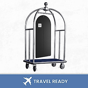 Black Garment Bag for Travel and Storage with Zipper for Suits Tuxedos Dresses and Coats 24 inch x 40 inch