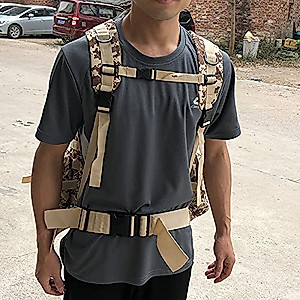 DTKJ 50L Tactical Backpack,Molle Backpack,4 in 1 Military Bag,Outdoor Sport Hiking Climbing Army Backpack Camping Bags