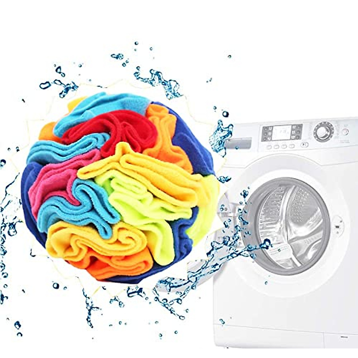 Ablechien Snuffle Ball - Snuffle Ball for Dogs Encourage Natural Foraging Skills, Dog Toys for Boredom and Stimulating Dog Puzzle Ball with Storage Bag Machine Washable…