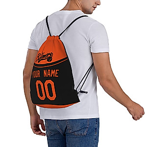 INAOO Drawstring Bags Baltimore Personalized Backpack Gifts for Men Women