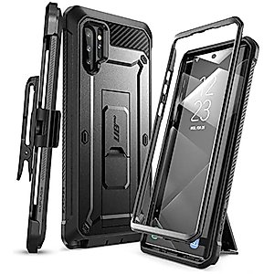 SUPCASE Unicorn Beetle Pro Series Case Designed for Samsung Galaxy Note 10 Plus/Note 10 Plus 5G, Full-Body Rugged Holster & Kickstand Without Built-in Screen Protector (Black)