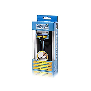 RazorPit Men's Razor Blade Sharpener, Black