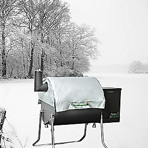Stanbroil Grill Insulation Blanket for Green Mountain Davy Crockett Grills, Increases Burn Efficiency by 50 Percent