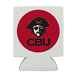 Christian Brothers University Primary Logo Can Cooler - Drink Sleeve Hugger Collapsible Insulator - Beverage Insulated Holder